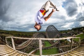 Freerunner Jason Paul Takes A Wild Ride On A Wooden Roller Coaster ...
